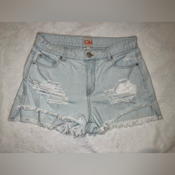 Gianni Bini | Shorts | Gianni Bini Frayed High Waisted Jean Shorts ...